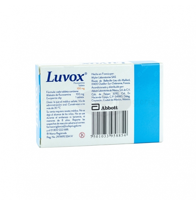 LUVOX 100 MG CON 15 TABLETAS