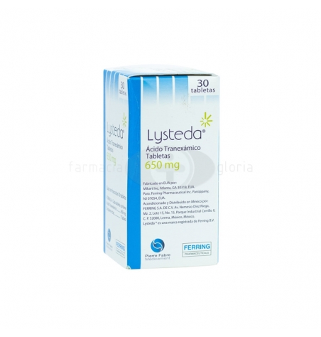 LYSTEDA 650 MG CON 30 TABLETAS