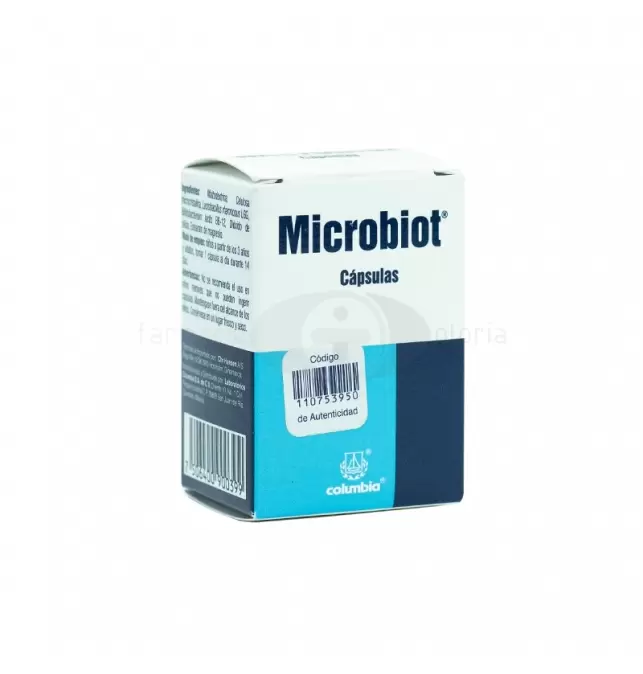 MICROBIOT CON 14 TABLETAS MASTICABLES