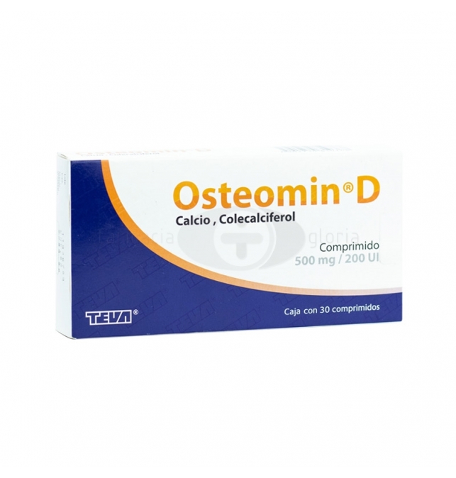 OSTEOMIN D 500 MG CON 30 COMPRIMIDOS