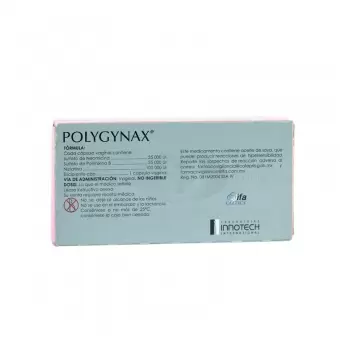 POLYGYNAX CON 6 CÁPSULAS VAGINALES