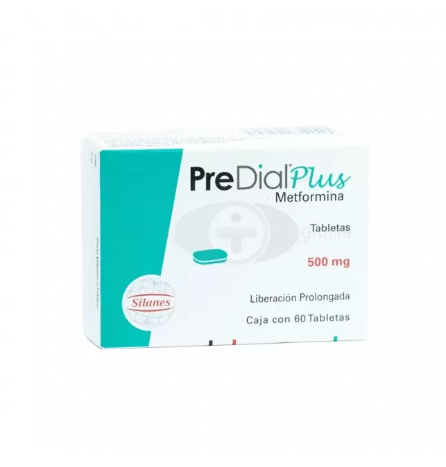 PREDIAL PLUS LP 500 MG CON 60 TABLETAS