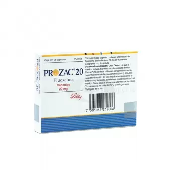 Prozac 20 Mg Con 28 Cápsulas