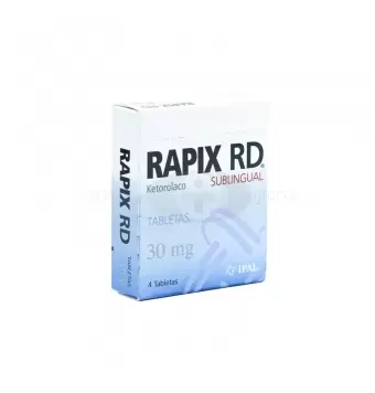 RAPIX RD 30 MG CON 4 TABLETAS SUBLINGUALES