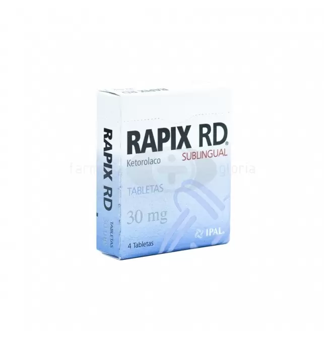RAPIX RD 30 MG CON 4 TABLETAS SUBLINGUALES