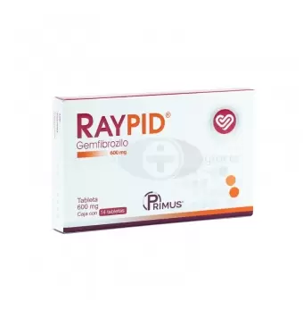 Raypid 600 Mg 14 Tabletas: Gemfibrozilo para tu salud cardiovascular
