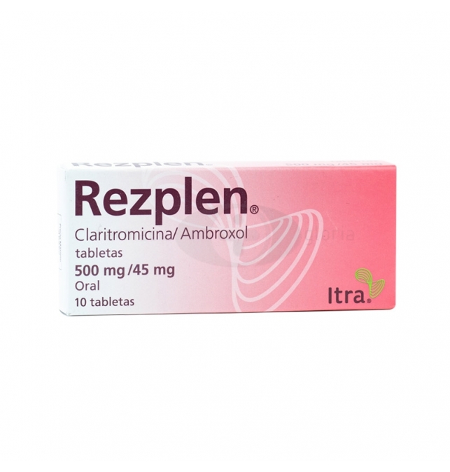 REZPLEN 500MG/45MG CON 10 TABLETAS