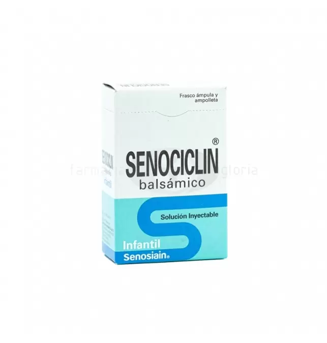 SENOCICLIN BALSÁMICO INFANTIL CAJA CON FRASCO ÁMPULA Y AMPOLLETA