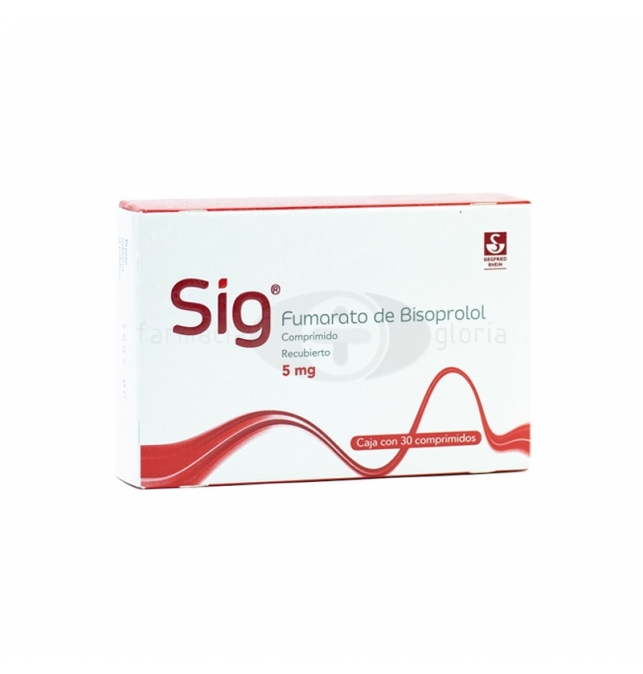 SIG 5 MG CON 30 COMPRIMIDOS