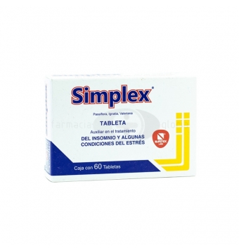 SIMPLEX CON 60 TABLETAS
