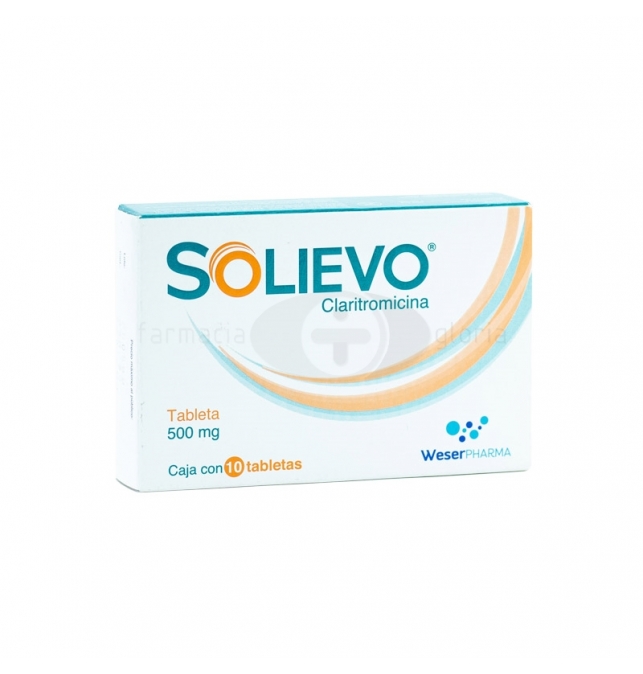 SOLIEVO 500 MG CON 10 TABLETAS
