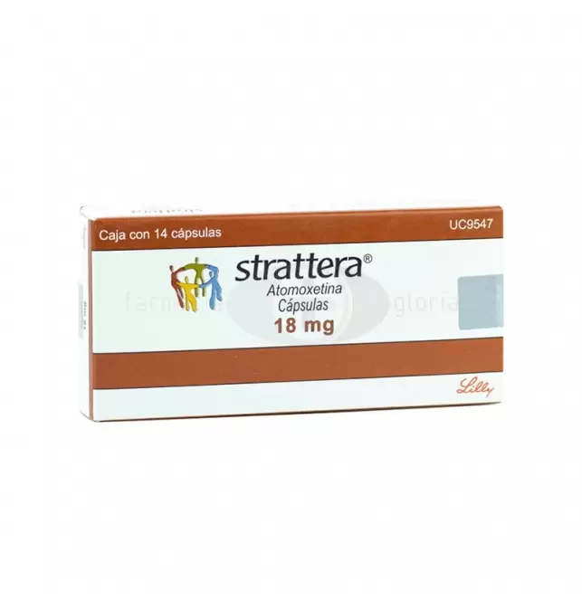 STRATTERA 18 MG CON 14 CÁPSULAS
