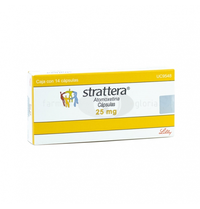 STRATTERA 25 MG CON 14 CÁPSULAS