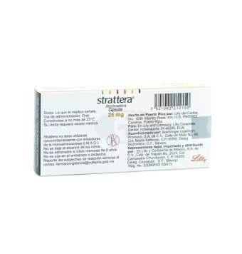 Strattera 25 Mg Con 14 Cápsulas