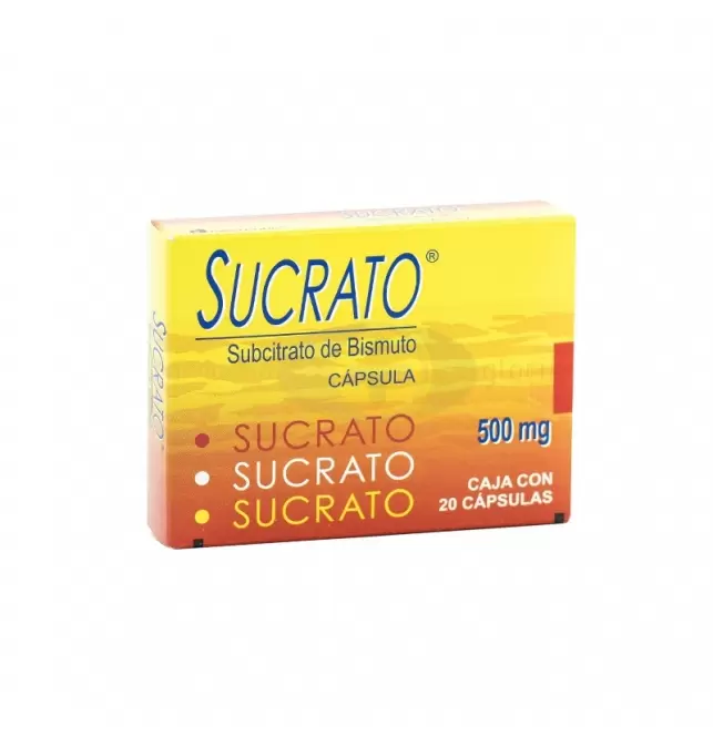 SUCRATO 500 MG CON 20 CÁPSULAS