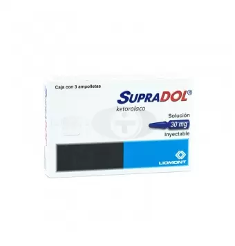 SUPRADOL 30 MG SOLUCIÓN INYECTABLE