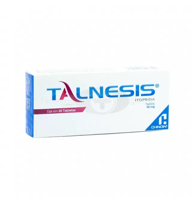 Talnesis 50 Mg 30 Tabletas | Itoprida para Digestión Buen Precio