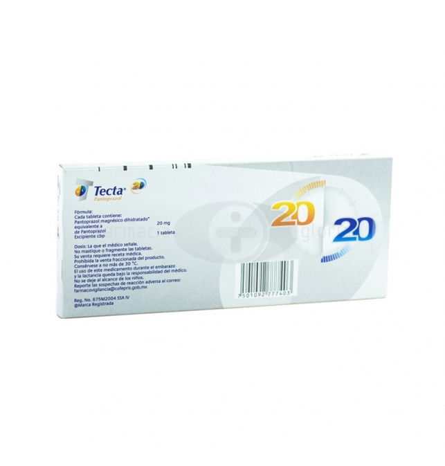 TECTA 20 MG CON 14 TABLETAS