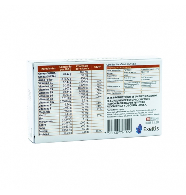 TRANSVITAL 26.91 G CON 30 TABLETAS