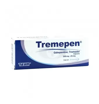 TREMEPREN 300MG/25MG CON 30 CÁPSULAS
