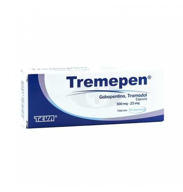 TREMEPREN 300MG/25MG CON 30 CÁPSULAS
