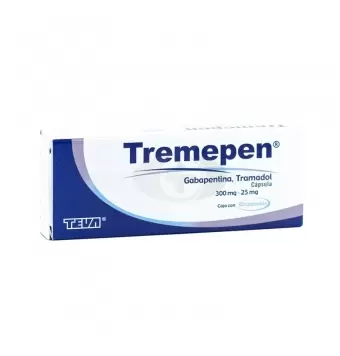 TREMEPREN 300MG/25MG CON 30 CÁPSULAS