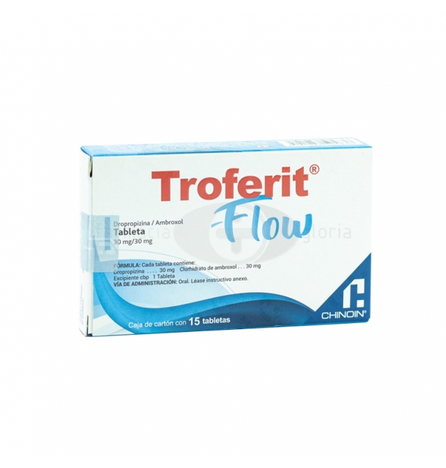 TROFERIT FLOW CON 15 TABLETAS