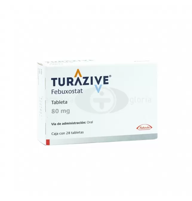 TURAZIVE 80 MG CON 28 TABLETAS