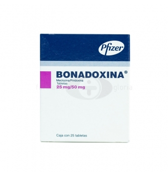 BONADOXINA 25MG/50MG CAJA CON 25 TABLETAS