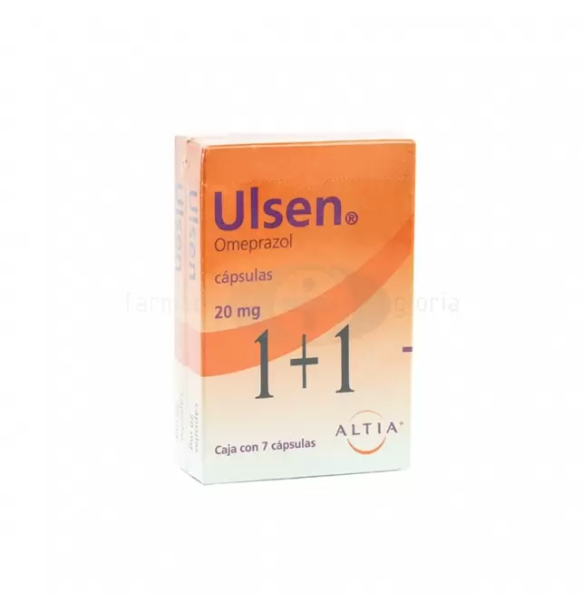 ULSEN 20 MG CON 7 CÁPSULAS