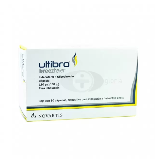 ULTIBRO-BREEZHALER CAJA CON 30 CÁPSULAS PARA INHALACIÓN