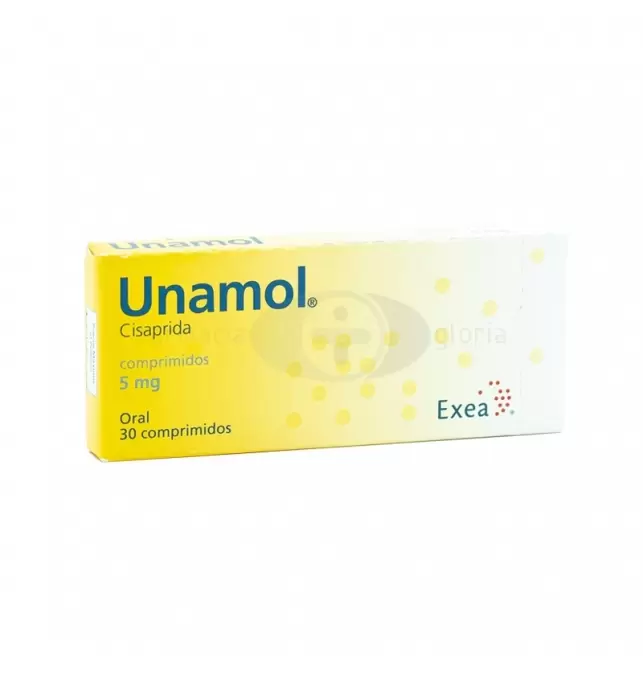 UNAMOL 5 MG CON 30 COMPRIMIDOS