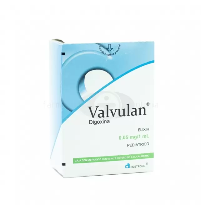 Valvulan Elixir Pediátrico 0.05Mg/1ML - Tratamiento Cardíaco Infantil