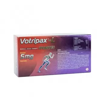 VOTRIPAX-L FORTE 5 MG CON 6 AMPOLLETAS Y 3 JERINGAS