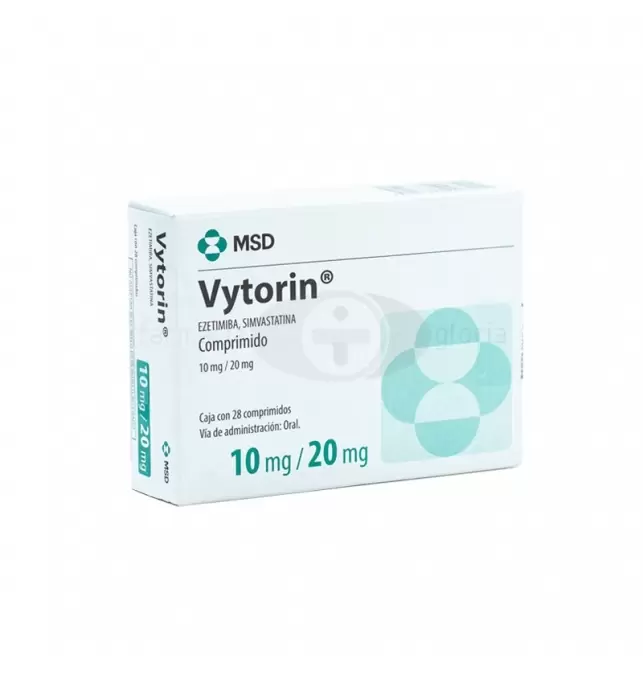 VYTORIN 10MG/20MG CON 28 COMPRIMIDOS
