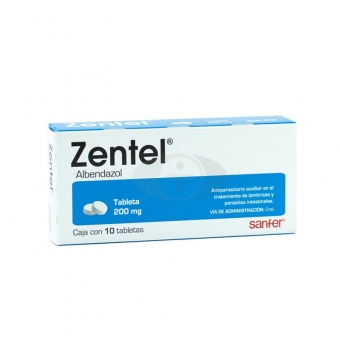 ZENTEL 400MG/10ML FRASCO CON 10 ML