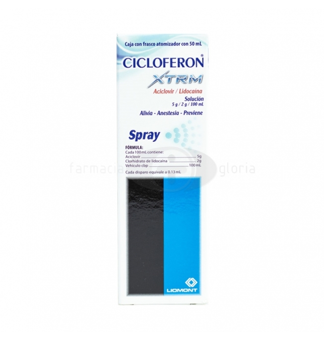 CICLOFERON XTRM SOLUCIÓN SPRAY CON 50 ML