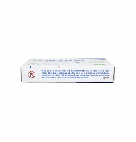 ACTRON 600 MG CON 30 CÁPSULAS