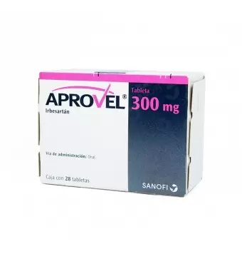APROVEL 300 MG CON 28 TABLETAS