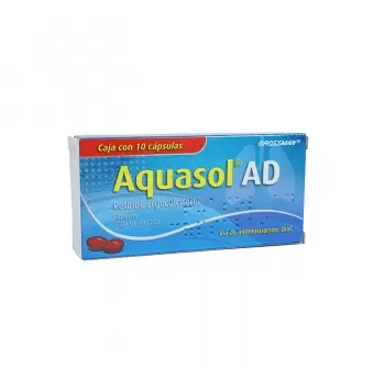 AQUASOL-AD 3300UI/1000UI CON 10 CÁPSULAS