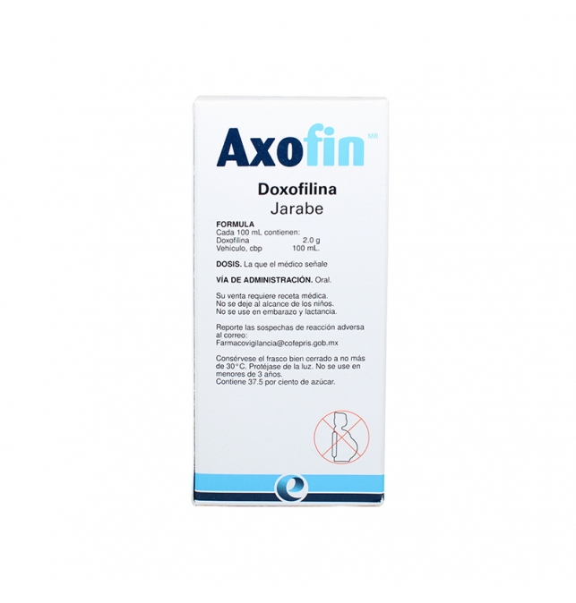 AXOFIN DOXOFILINA 2 G JARABE FRASCO CON 120 ML