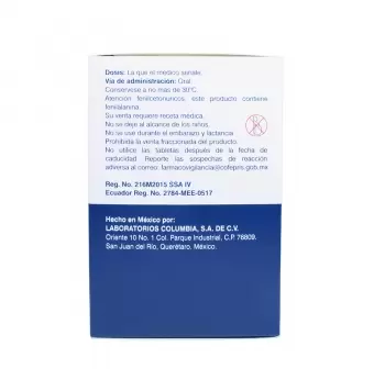 Cetolan 630 Mg Con 100 Tabletas