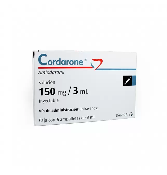 CORDARONE 3 ML CON 6 AMPOLLETAS