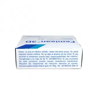 FEMISAN 3D 800MG/100MG CON 3 CÁPSULAS VAGINALES