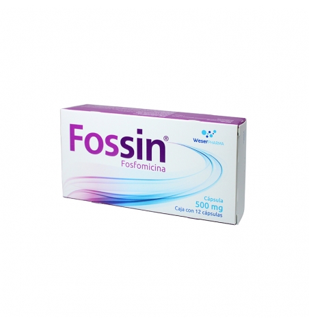 FOSSIN 500 MG CON 12 CÁPSULAS