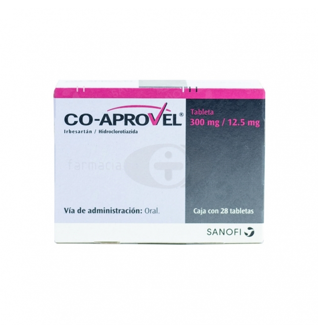 COAPROVEL 300MG/12.5MG CON 28 TABLETAS