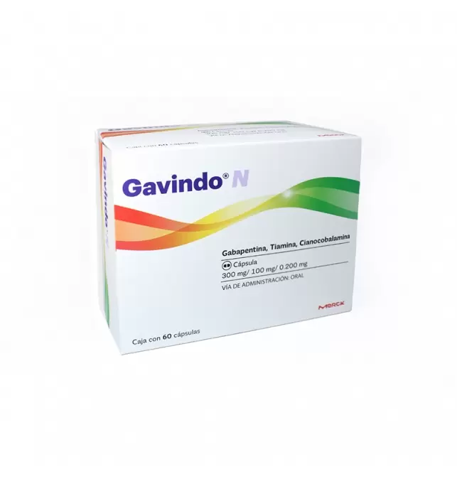GAVINDO N 300MG/100MG/0.200MG CON 60 CÁPSULAS