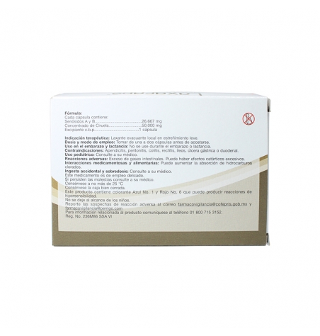 LAXACAPS SENOSIDOS A Y B CON 30 CÁPSULAS