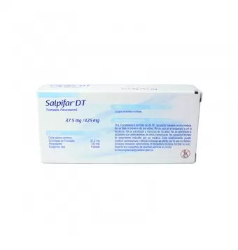 Salpifar Dt 37.5Mg/325Mg Caja Con 20 Tabletas