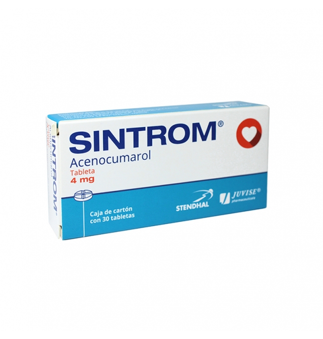 SINTROM 4 MG CAJA CON 30 TABLETAS